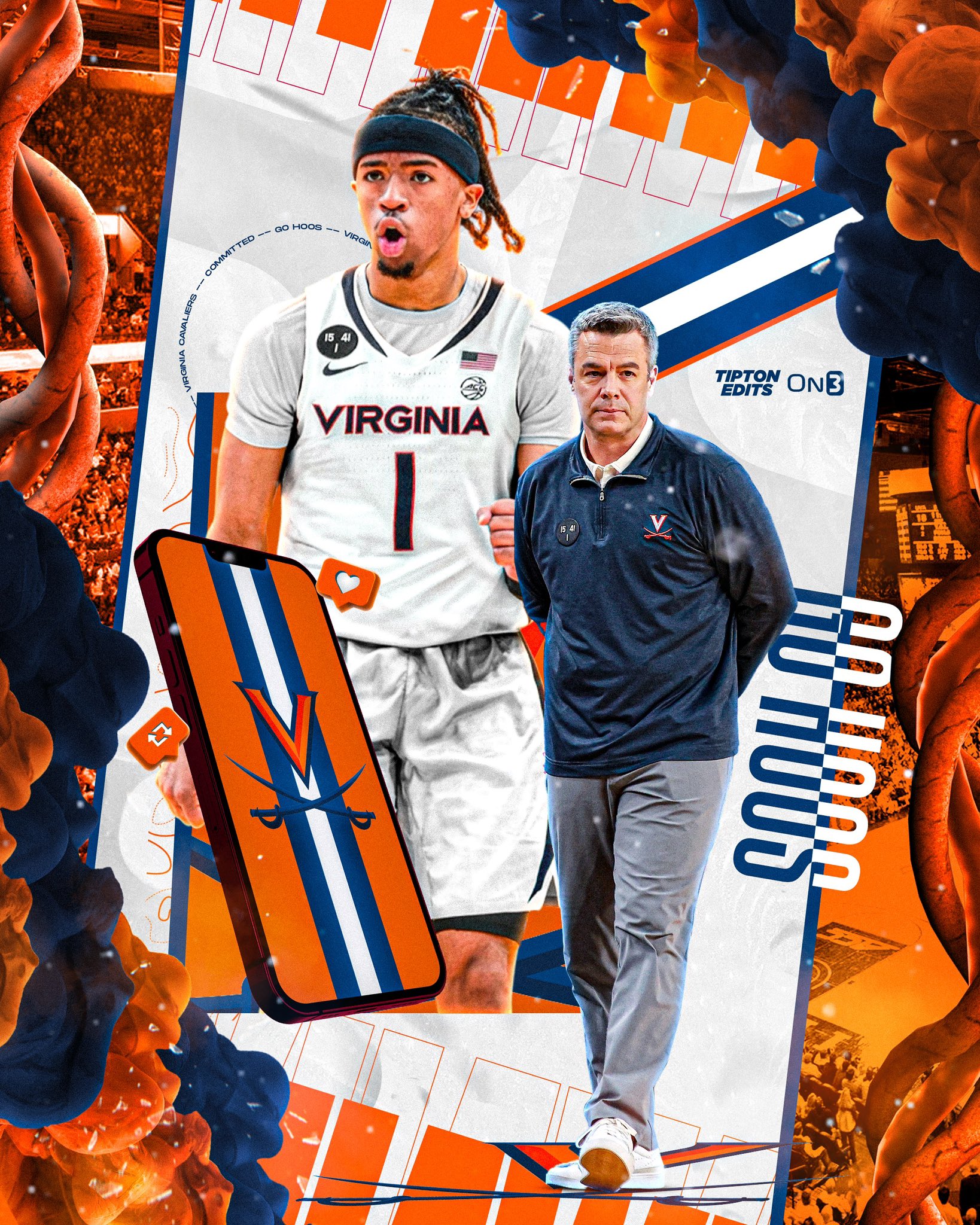 Joe Tipton on Twitter: "Breaking: Georgetown transfer Dante Harris has committed to Virginia, he ...