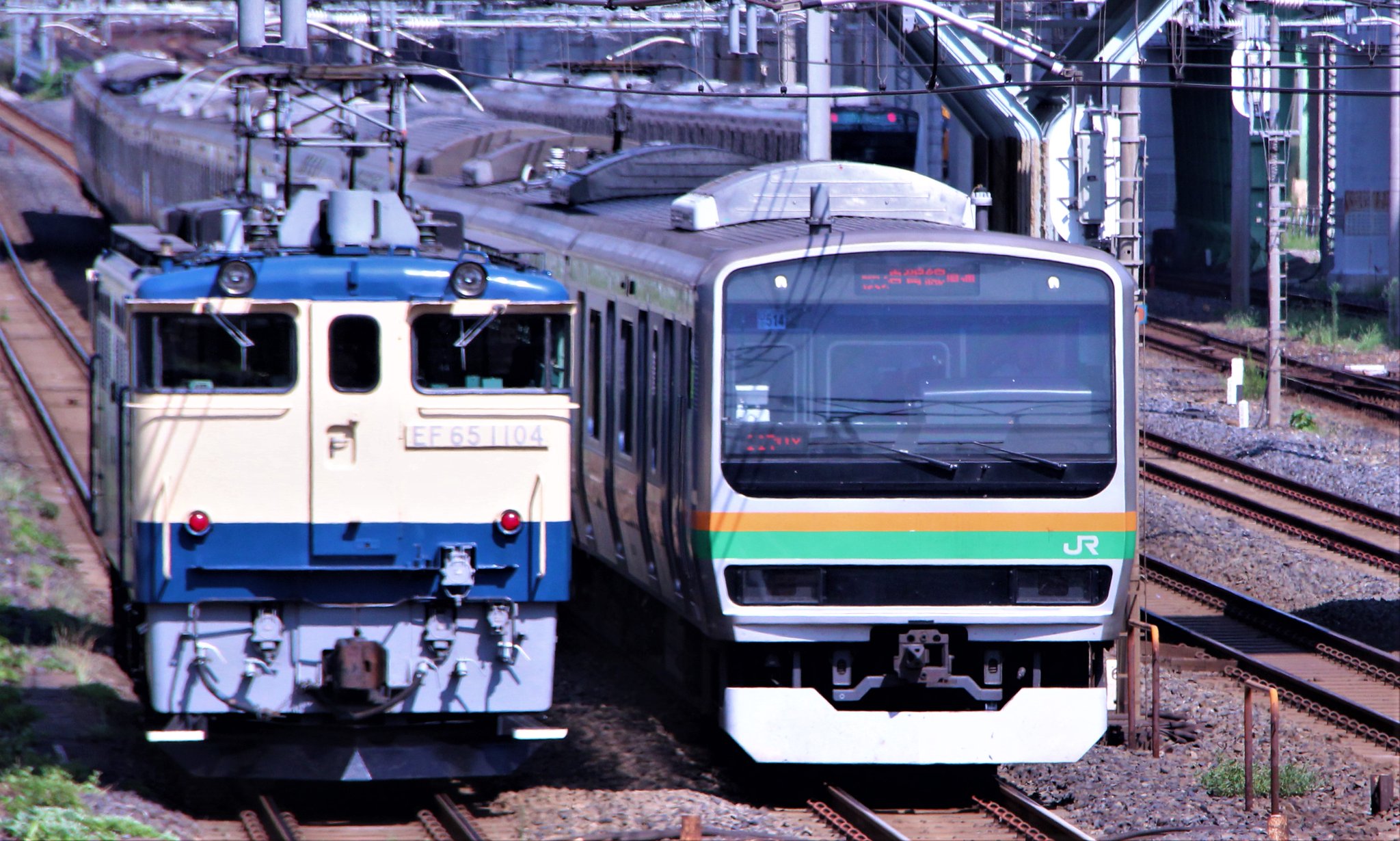 空鉄 on Twitter: "＃EF65 1104 ＃E231系 ＃東北線 ＃東十条駅 https://t.co/OwlztwJE3M" / Twitter