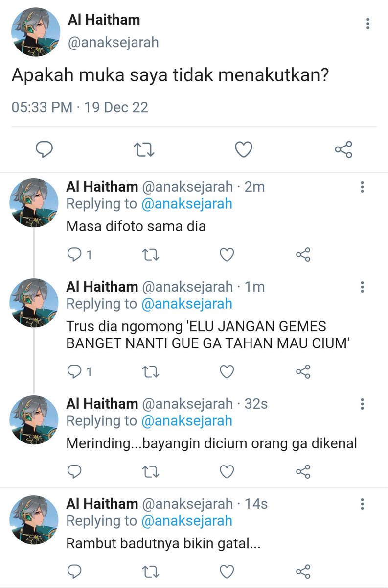 EVENT FANFIC BACK TO SCHOOL 📌 on Twitter: "au! cw // bxb, kavetham, kaveh x haitham haunted house"