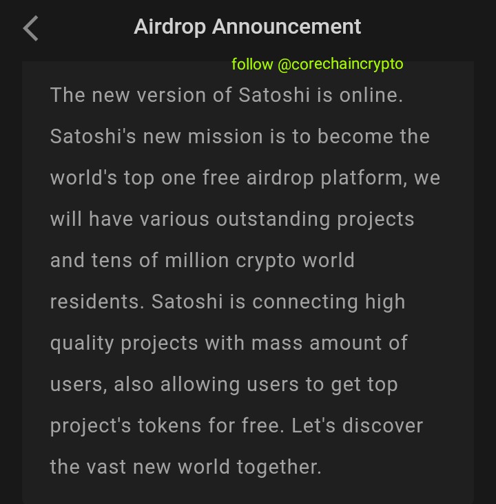 CORE Chain (SatoshiPlusConsensus Community) on Twitter ... CORE Chain (SatoshiPlusConsensus Community) on Twitter ...