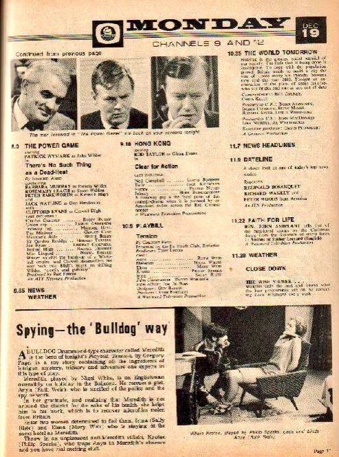 Graeme Wood on Twitter: "TV📺19/12/66 ITV 5.0:Sport - You Are Tomorrow 5.25:Thunderbirds 5.55 ...