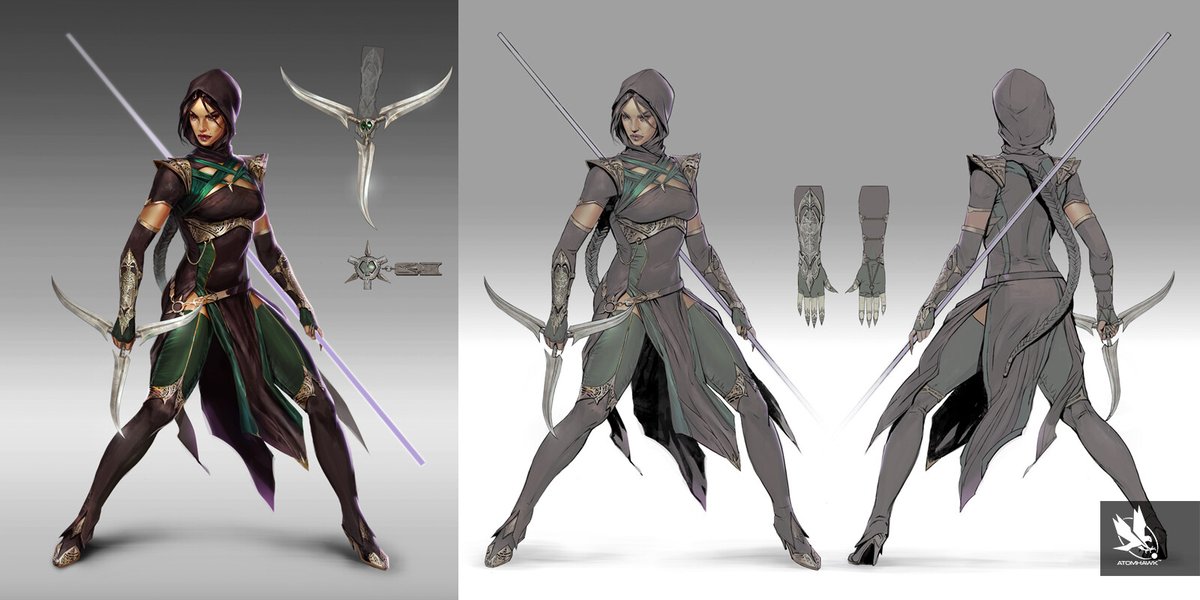 「A Collection of 70+ Original Concept Art, Model Sheets, Char」IAMAGの漫画