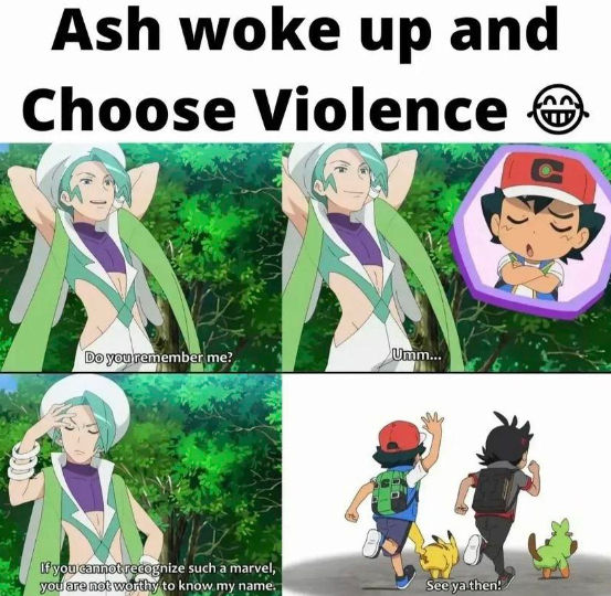 Meme Pokemon Ash