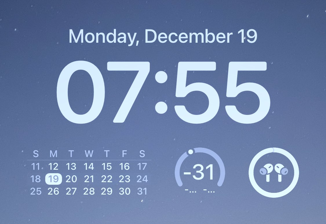 Basic Apple Guy on Twitter: "So cold outside that my weather widget broke… 🥶"