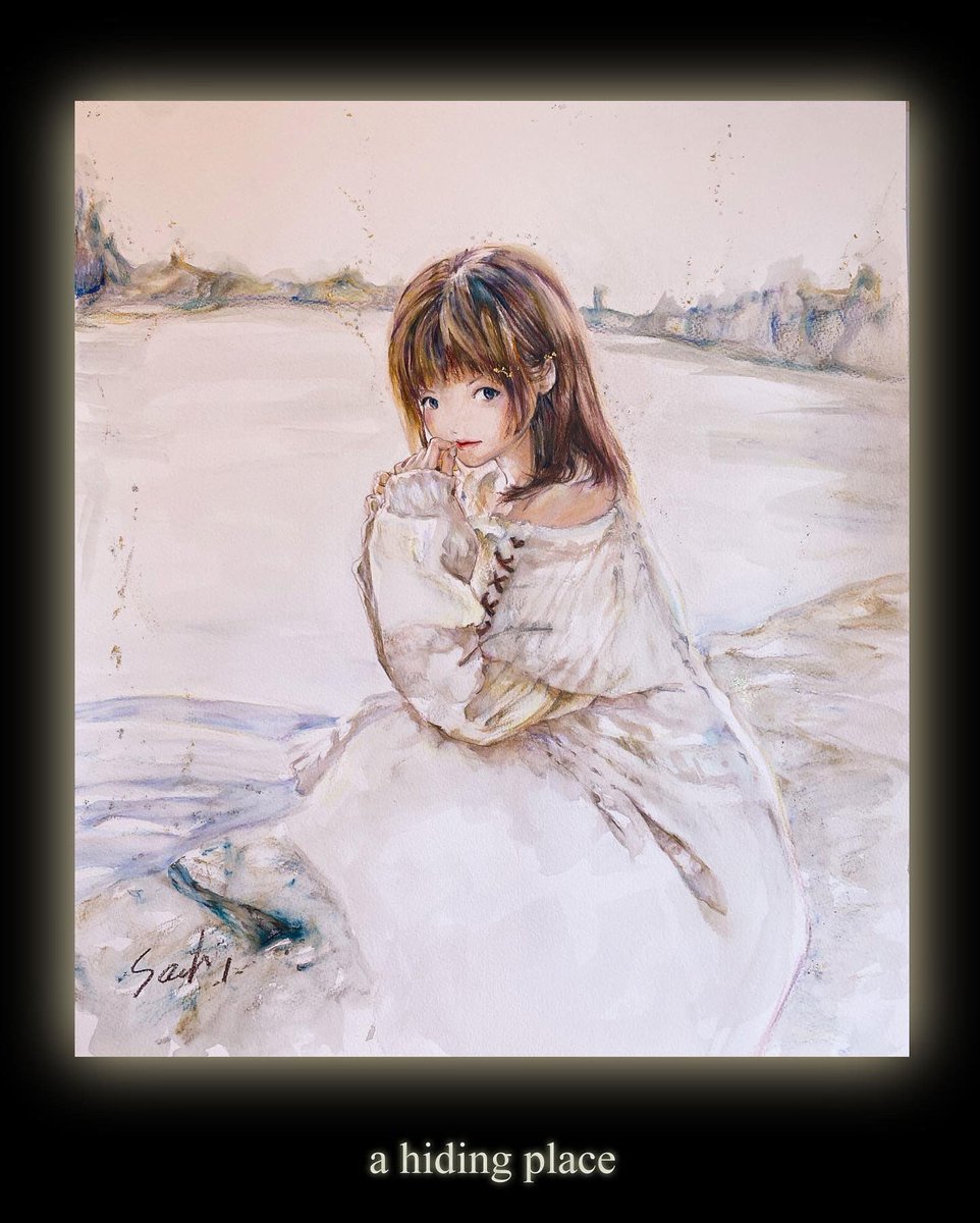 a hiding place It is a hidden place.It 」|sachi 👩‍🎨 art projectのイラスト