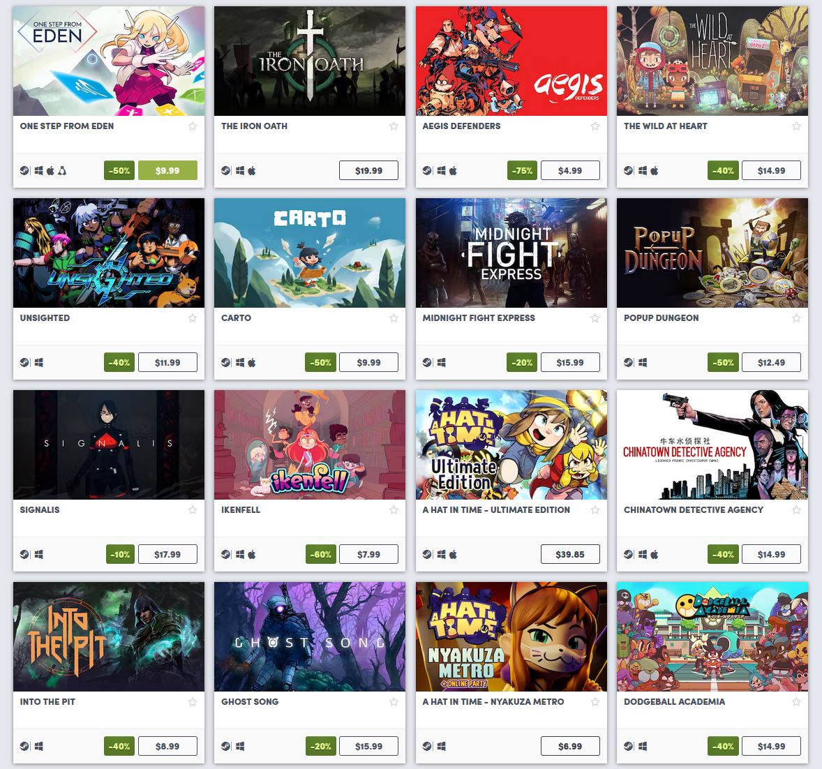 (PCDD) Humble Games Holiday Sale via Humble Bundle. https://t.co ...