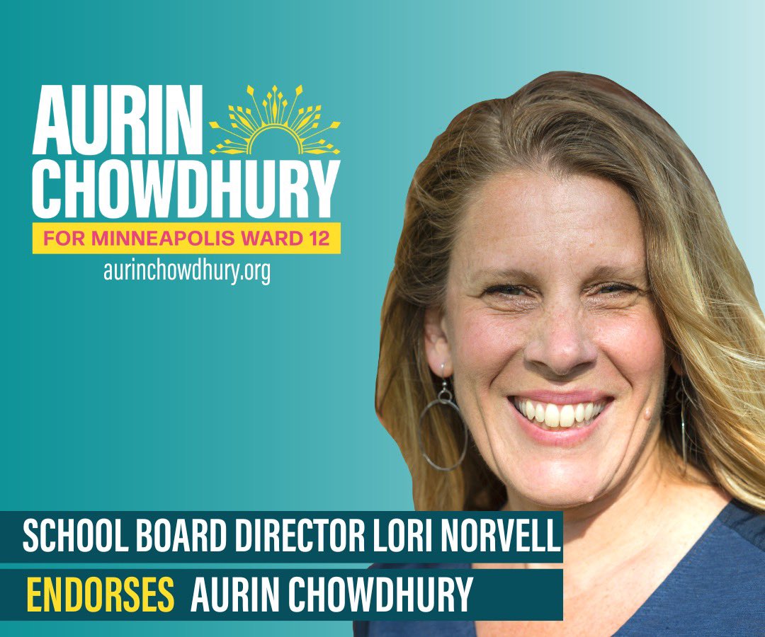 Aurin Chowdhury on Twitter: "I’m thrilled to share that my campaign has been endorsed by MPS ...