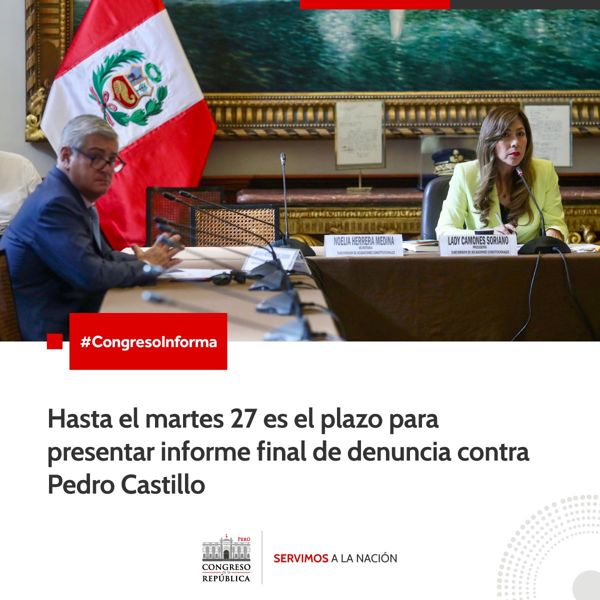 Congreso del Perú 🇵🇪 on Twitter: "#CongresoInforma l La Subcomisión de Acusaciones ...