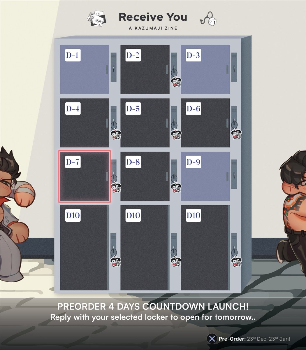 Receive You: A Kazumaji Zine🐉🐍 on Twitter: "4 DAYS: 🐉Preorder Countdown Launch🐍 Opening D-7 ...