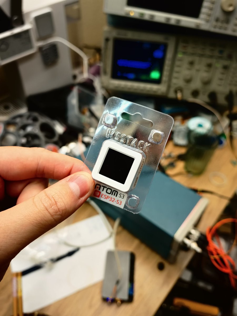 M5Stack on Twitter: "RT @HanxiaoM: Am I the first one received the new #M5Stack AtomS3?"