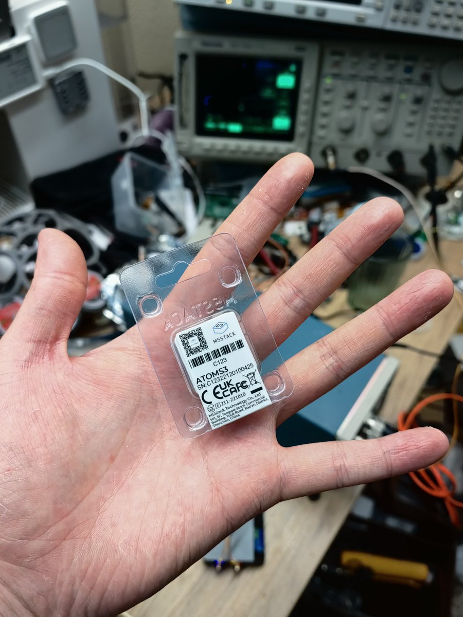 M5Stack on Twitter: "RT @HanxiaoM: Am I the first one received the new #M5Stack AtomS3?"