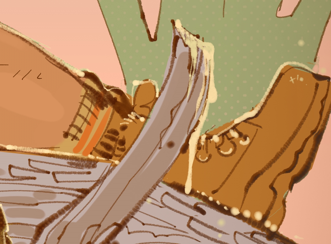 Winton Kidd 🔞 on Twitter: "Also this broken branch with running sap and cute little pine cones."