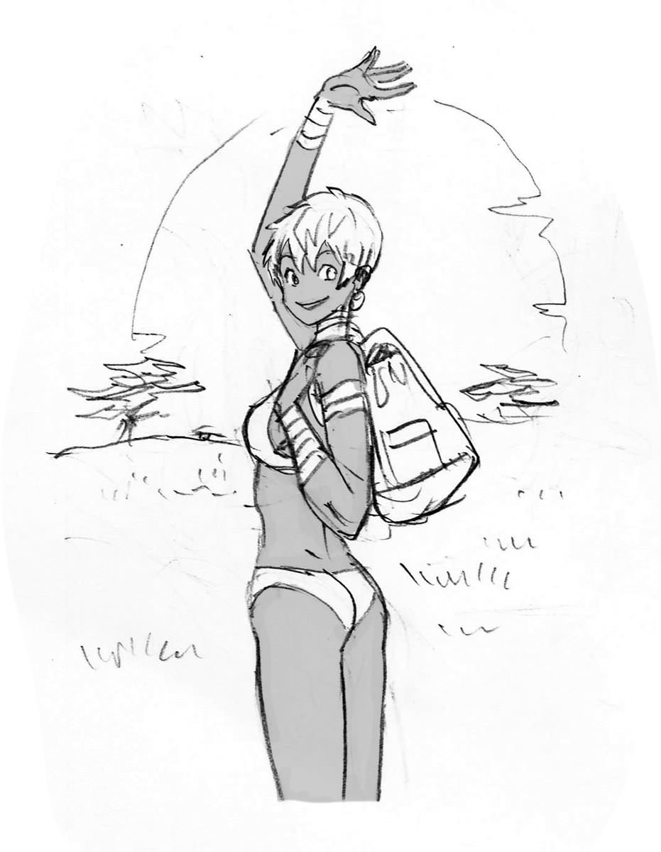 NBA Jam (the book) on Twitter: "Yusuke Murata's art of Elena from Street Fighter. https://t.co ...