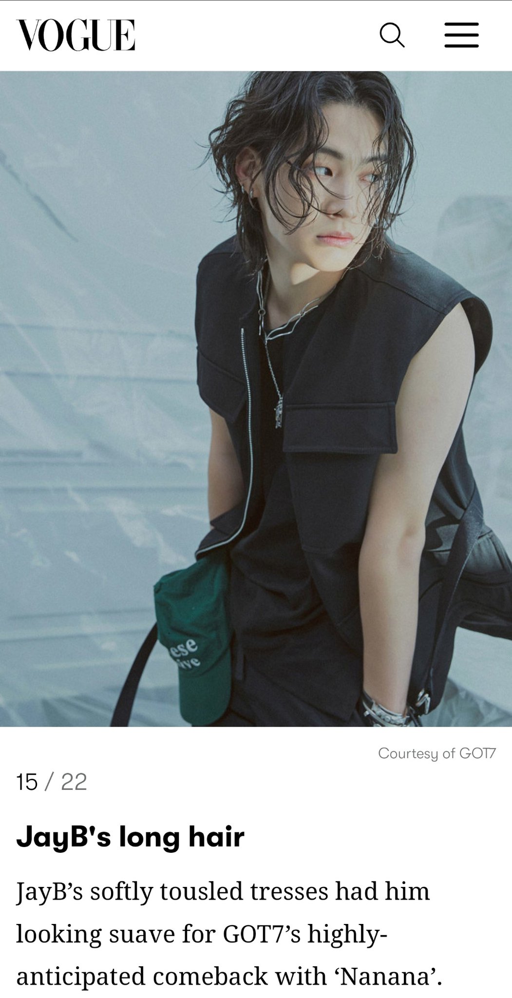 for JAY B/Def¨ on Twitter: "📰 The best K-pop beauty moments of 2022 | Vogue Singapore JAY B's ...