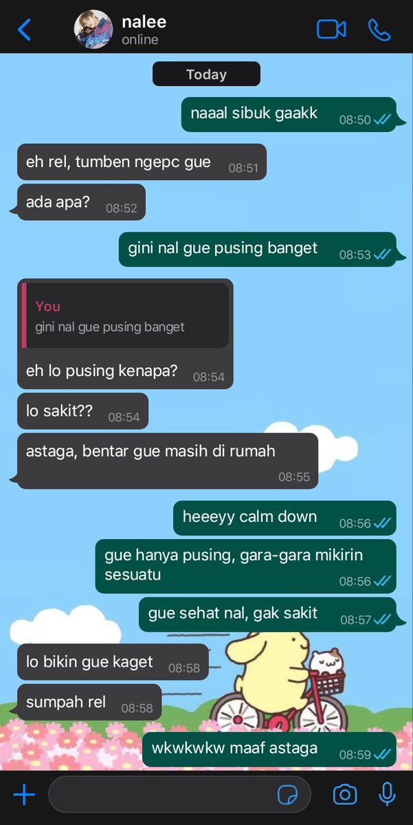 𝓜𝓮𝓵𝓵 🐇 | 📌 on Twitter: "~ saran banyak time skip"