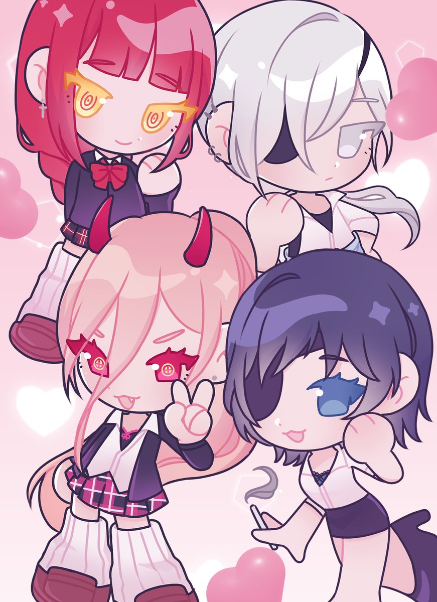 マキマ(チェンソーマン) ,パワー(チェンソーマン) 「 #chainsawman 」|𝙖𝙧𝙞𝙨𝙖 🐱🍒 cf16 G27-28のイラスト