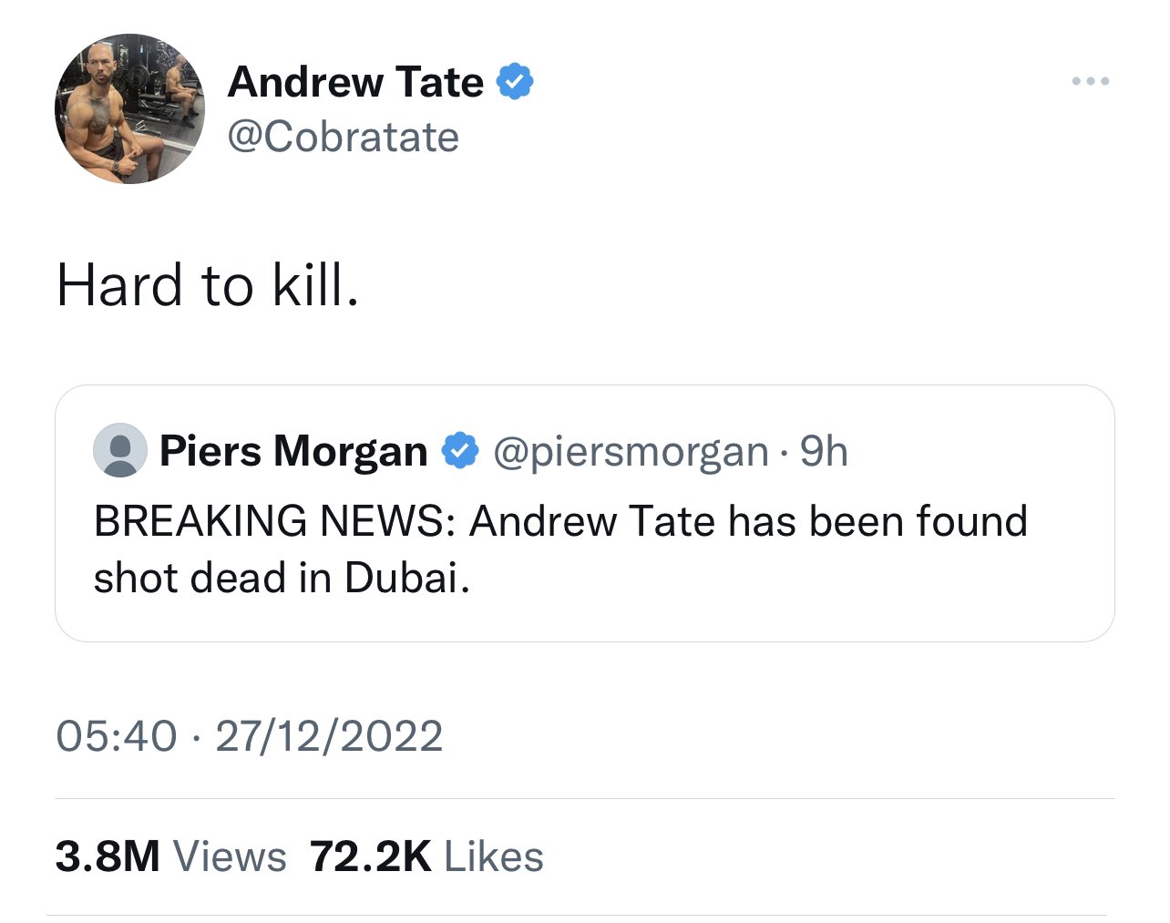 Andre Tate Death