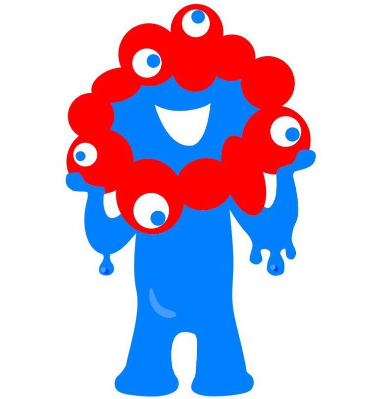 「Myakumyaku, the Osaka 2025 Expo's myster」|Mondo Mascotsのイラスト