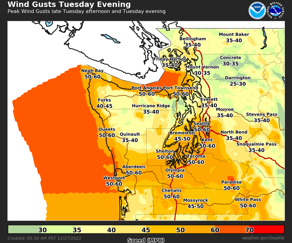 Washington State Fault Line Map