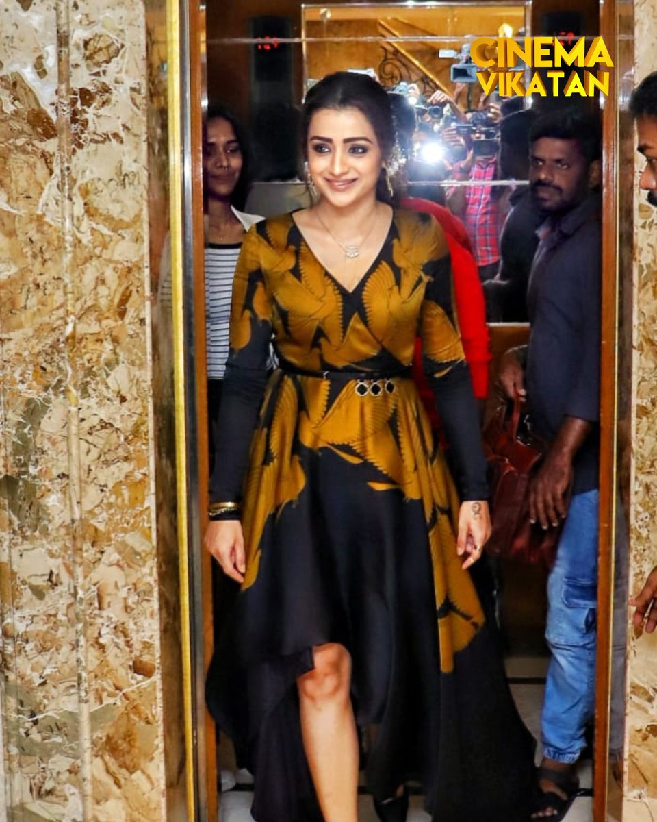 Trisha Krishnan FC on Twitter: "RT @CinemaVikatan: Trisha at 'Raangi' Promotions Today! 📸 ...