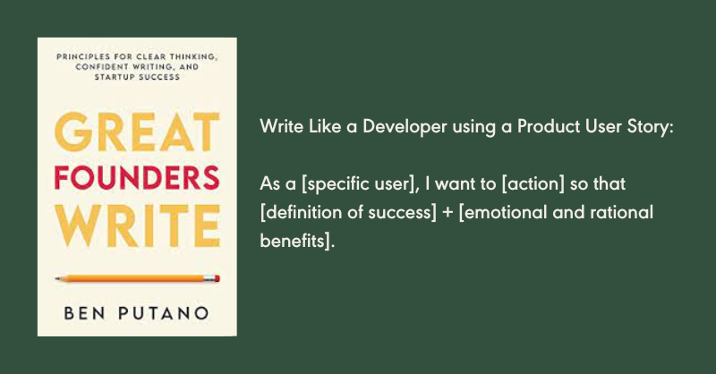9 Key Lessons from "Great Founders Write" by @BenjaminPutano : - Thread ...