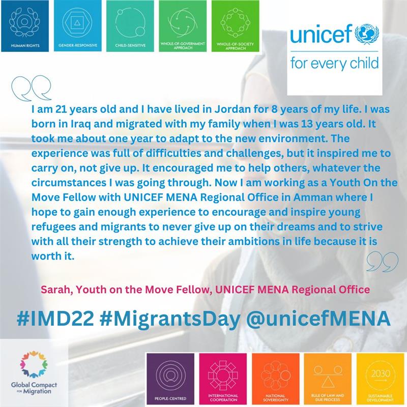 Unicef Mena يونيسف الشرق الأوسط وشمال إفريقيا On Twitter Rt Iom