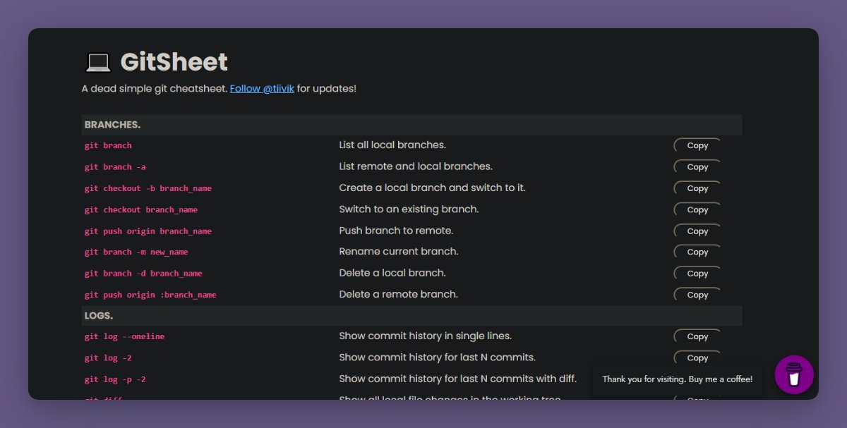 Must have cheatsheets for developers🚀 A thread⬇ - Thread from Ishrat @ishratUmar18 - Rattibha