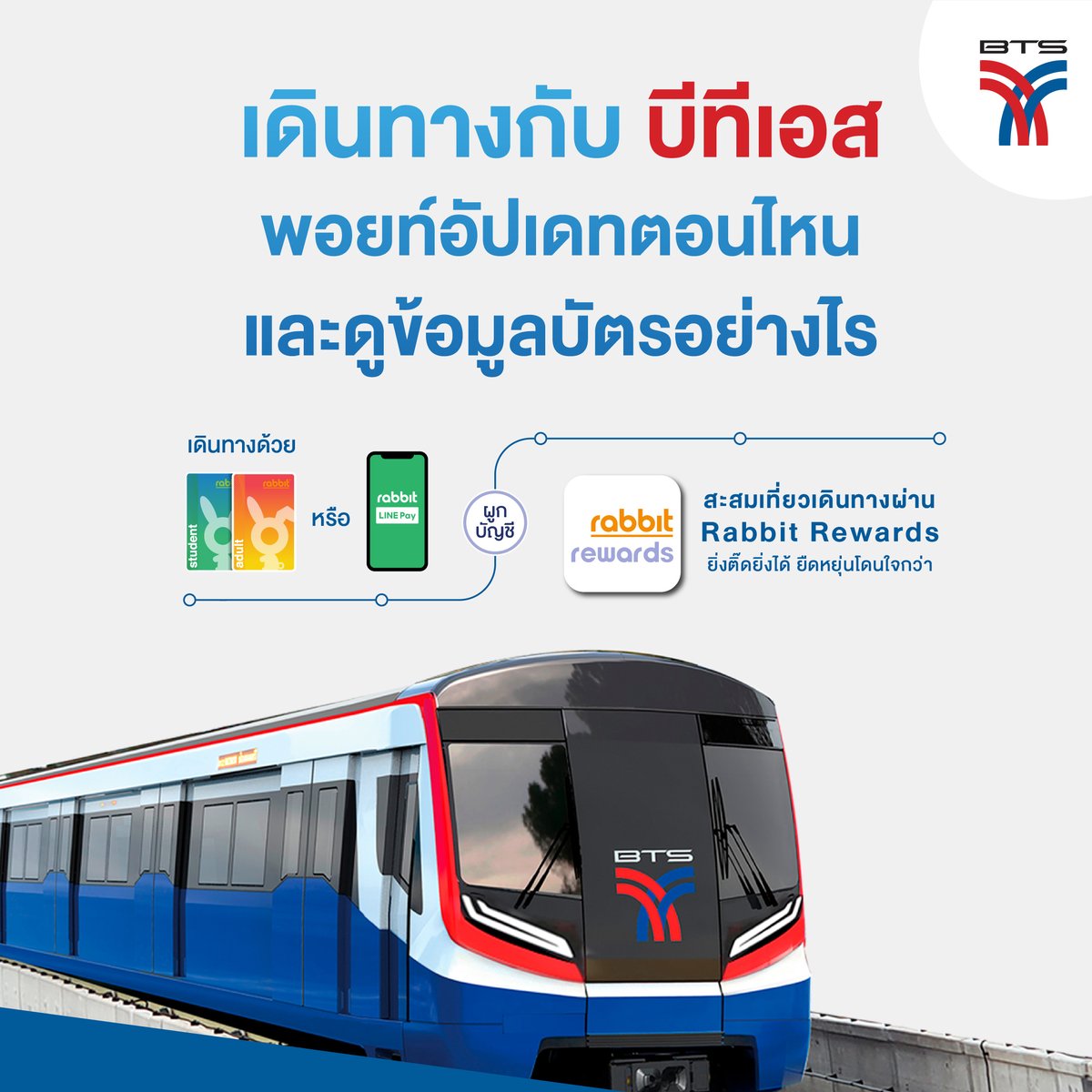 BTS SkyTrain on Twitter: "🧐เดินทางกับบีทีเอส พอยท์อัปเดตตอนไหน และดูข้อมูลบัตรอย่างไร 💁🏻‍แอดมิน ...
