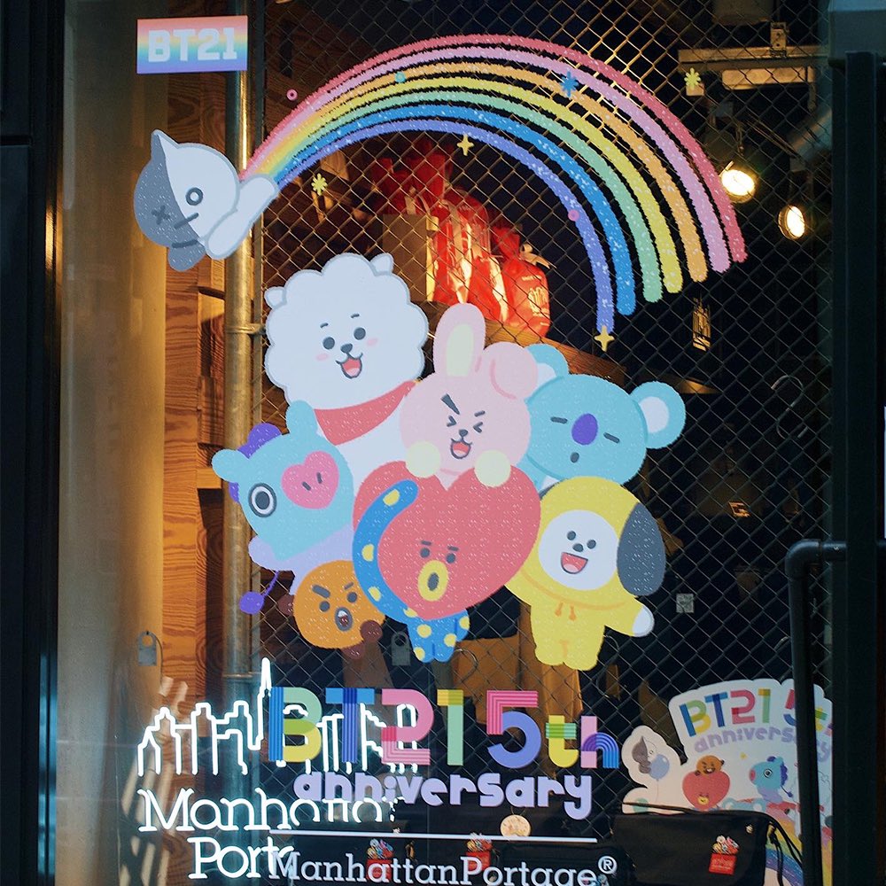 Manhattan Portage JP on Twitter: "BT21 5周年を記念して、Manhattan Portage TOKYO( @mp_tokyo_ )にてSNSキャンペーン ...