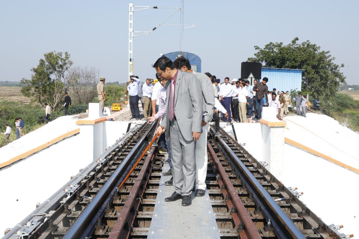 South Central Railway on Twitter: "Shri Arun Kumar Jain , General Manager, SCR inspected major ...
