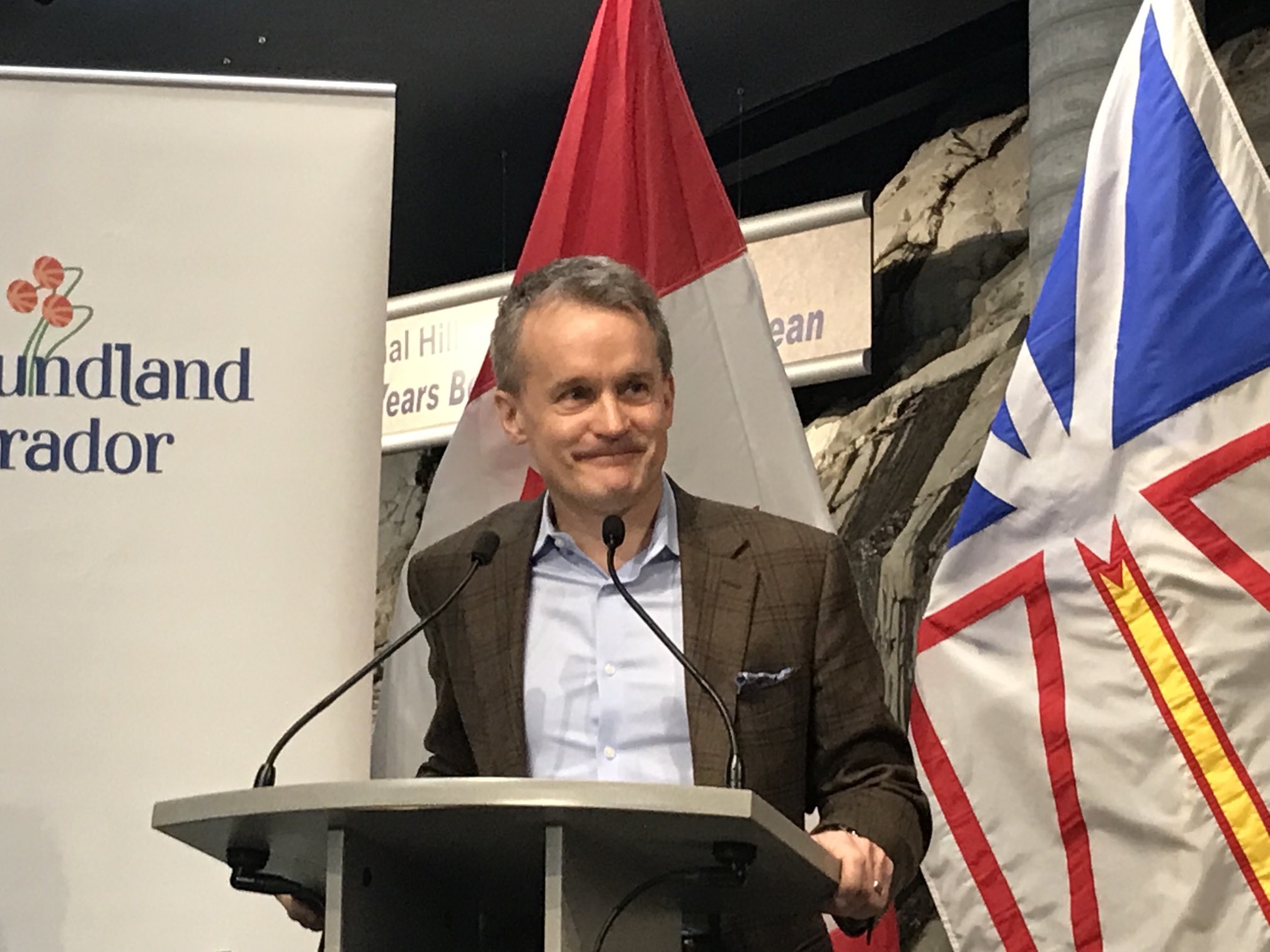 Brian Callahan on Twitter: "MP Seamus O’Regan, joined by Energy Minister Andrew Parsons ...