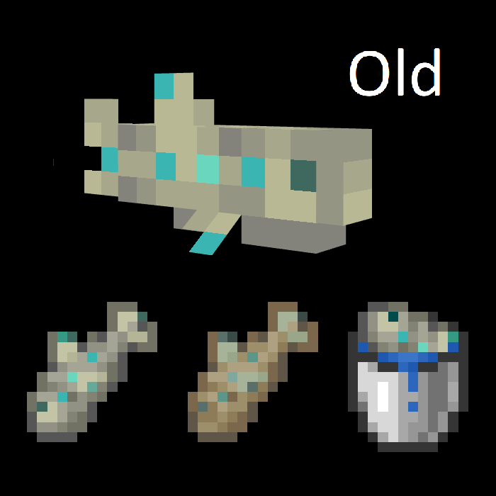 Minecraft Papercraft Fish