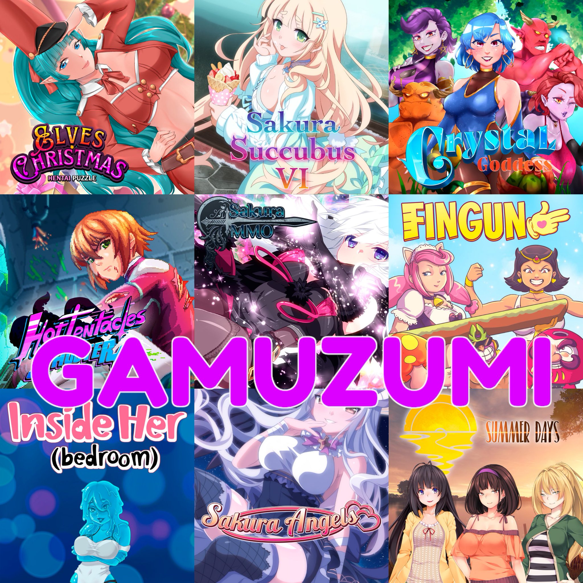 Gamuzumi on Twitter: " ️CHRISTMAS GIVEAWAY ️ 9 winners, 9 games, you can choose from any of our ...