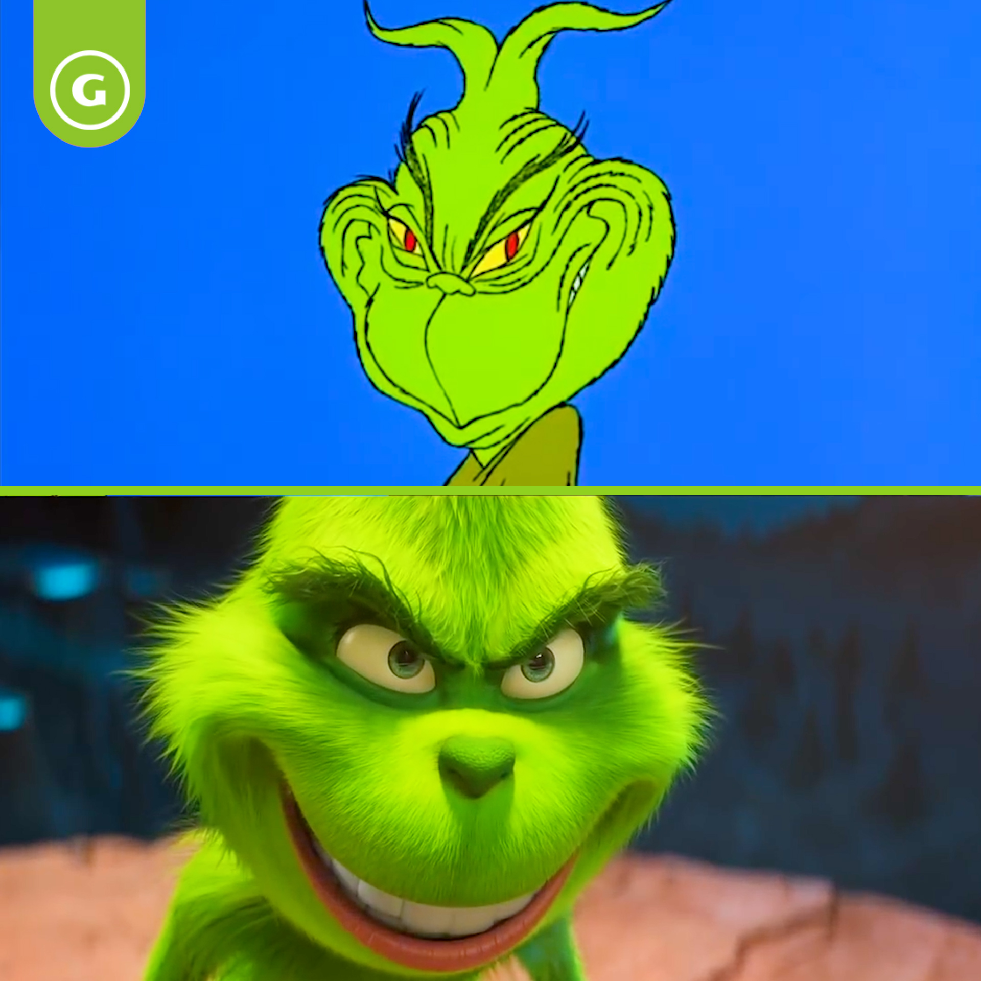The Grinch Cartoon Smile