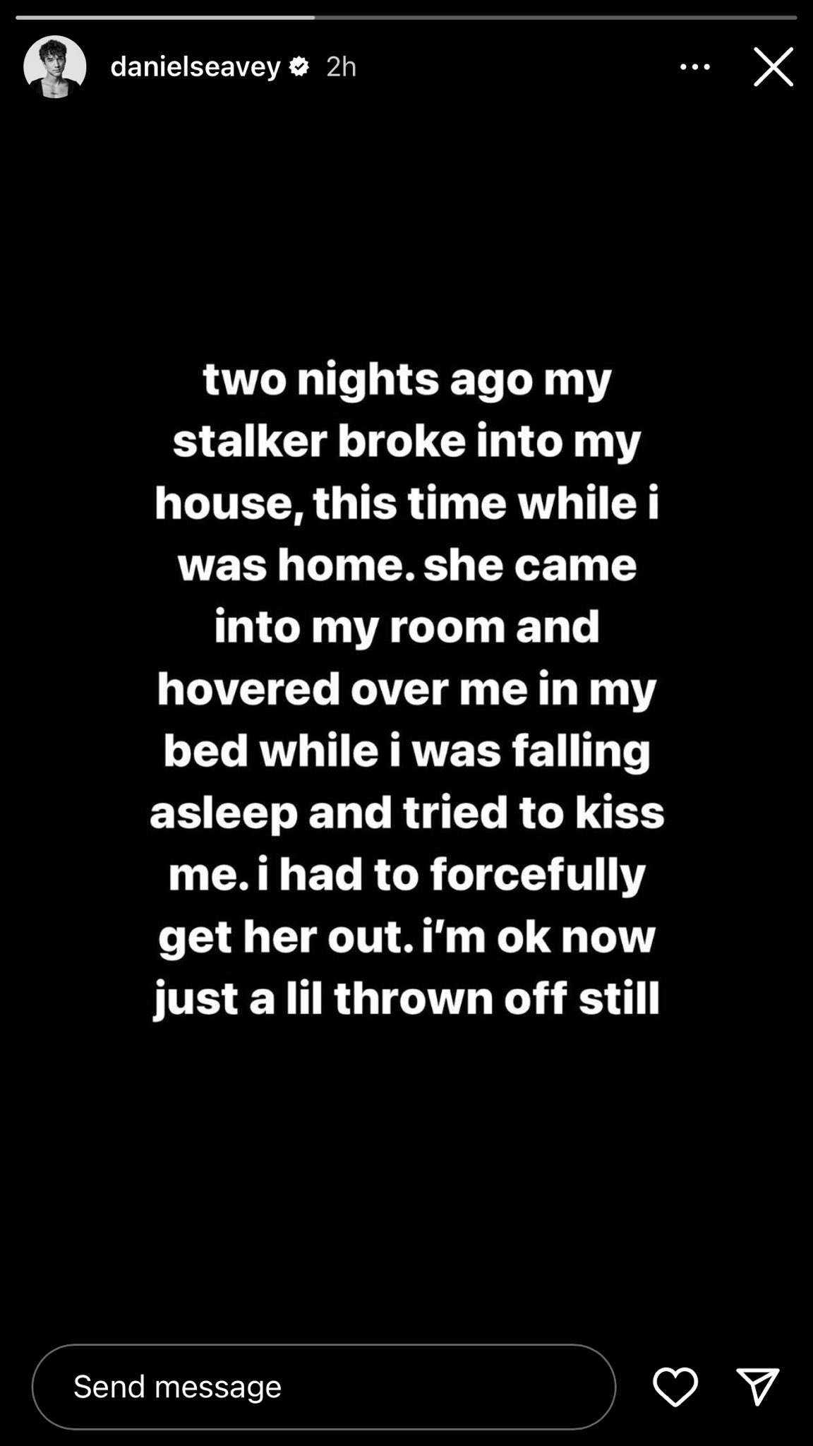 Daniel Seavey Hq On Twitter New📲 Seaveydaniel Via Instagram Story