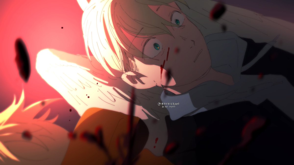 13/?) fake anime stuff 🤪 (cw: blood) 」|ロチ ( )のイラスト