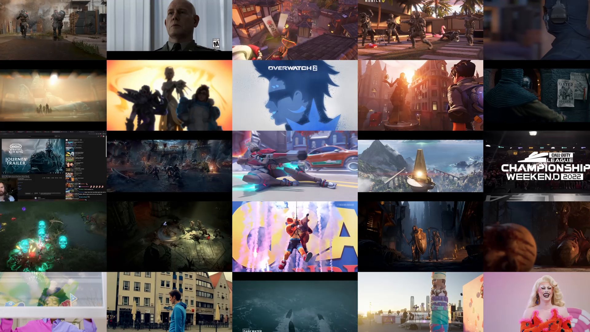 Video Game Collage Wallpaper 2022