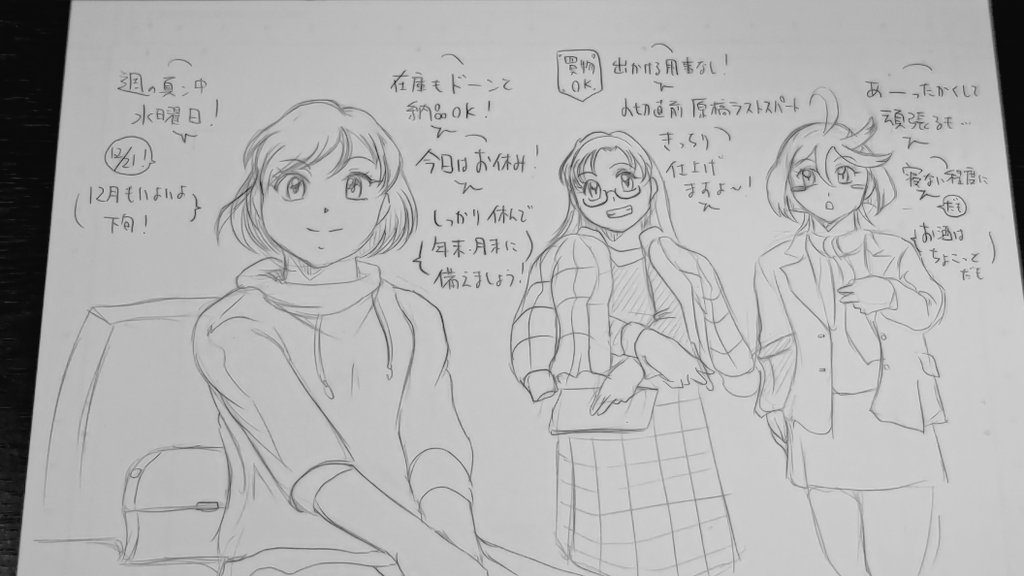 スタジオきゃうん コミケ12/31東ヌ-08a on Twitter: "今日も一日"