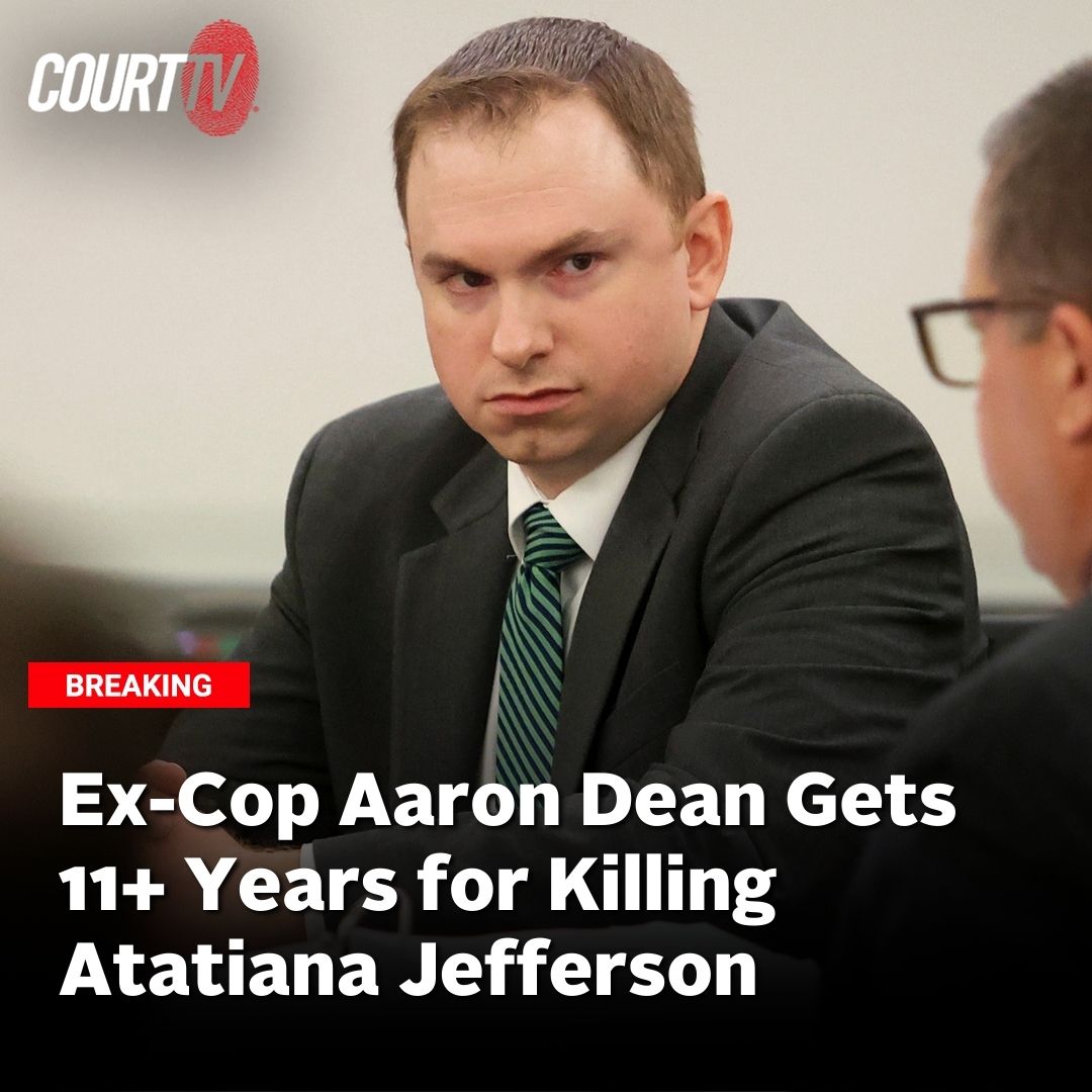 Court Tv On Twitter Breaking Judge Sentences Ex Cop Aaron Dean To