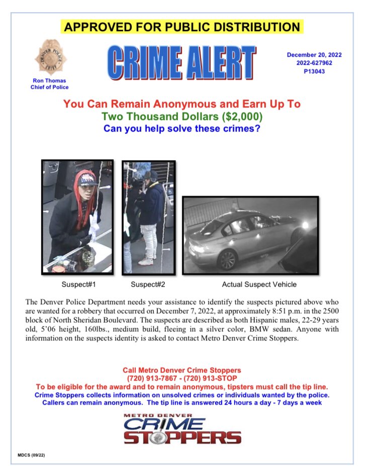 Denver Police Dept On Twitter Denver Can You Help Investigators