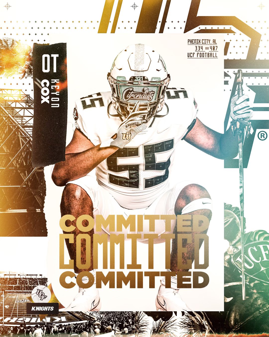 keyon on Twitter: "BOOM‼️COMMITTED ⚔️‼️@CoachGusMalzahn @CoachHand @UCF_Football @ColeHeard_UCF ...