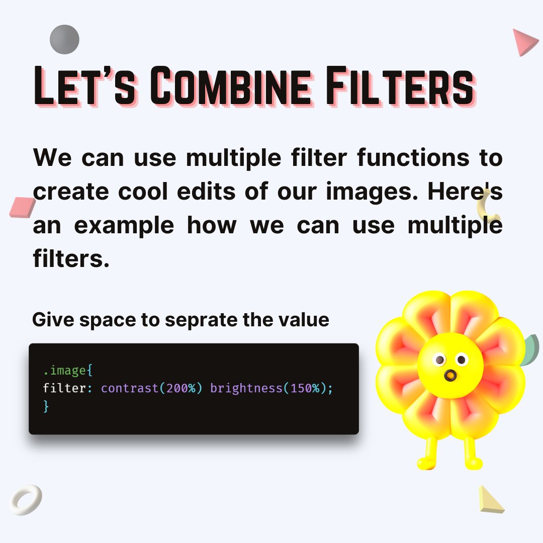 Css Filter Property Visual Guide For Frontend Developers ๐จ A Thread ๐งต๐ 1304