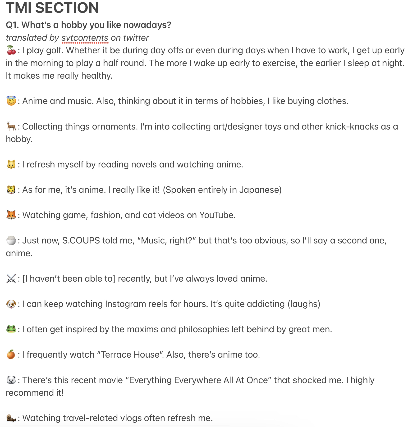 svt contents on Twitter: "📝 TMI SECTION (scan: miao_junhui) 📝 Transcript: https://t.co ...