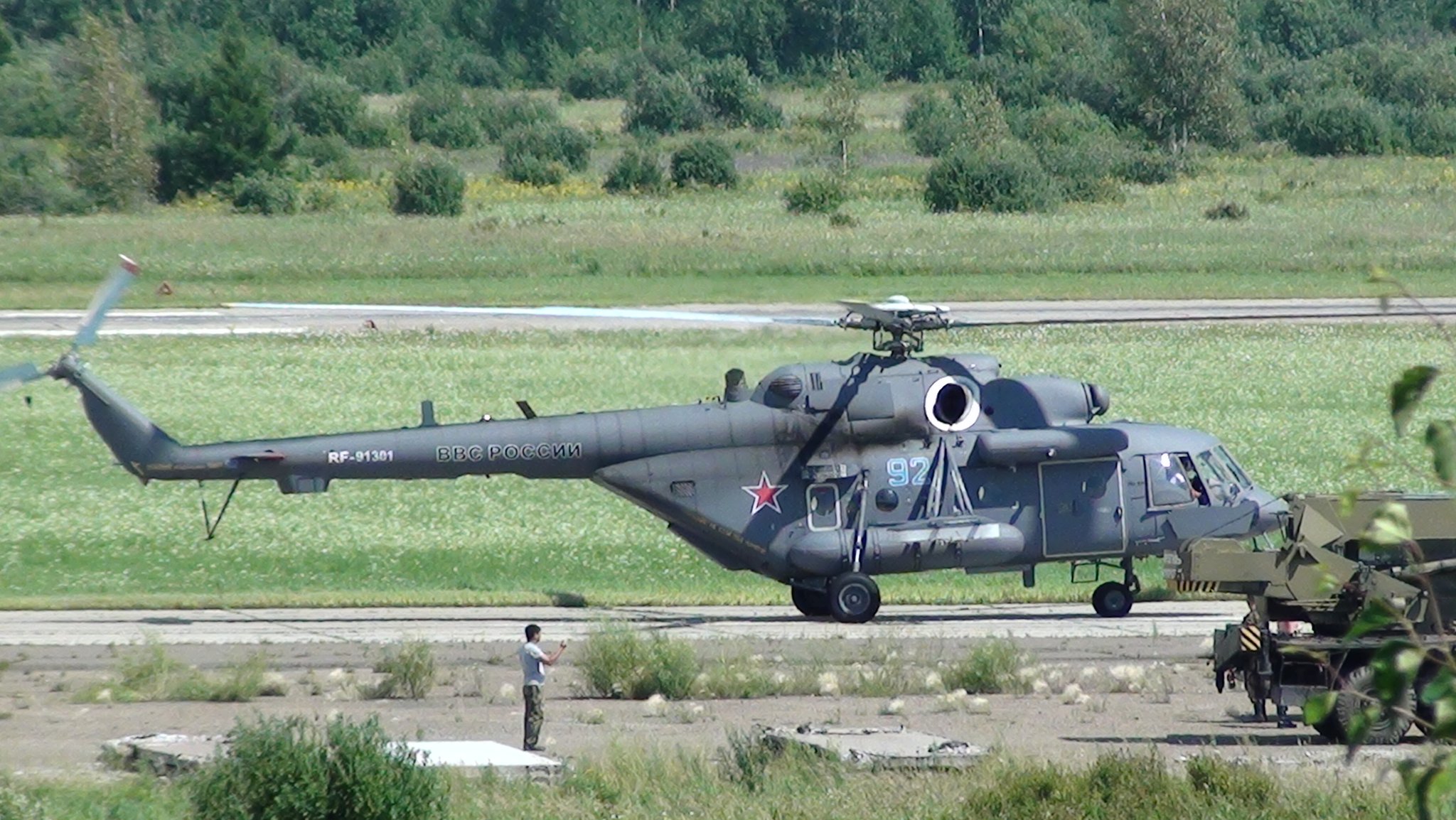 Necro Mancer on Twitter: "ЛА "Удалось идентифицировать тот самый вертолёт. Ми-8АМТШ 92 синий RF ...