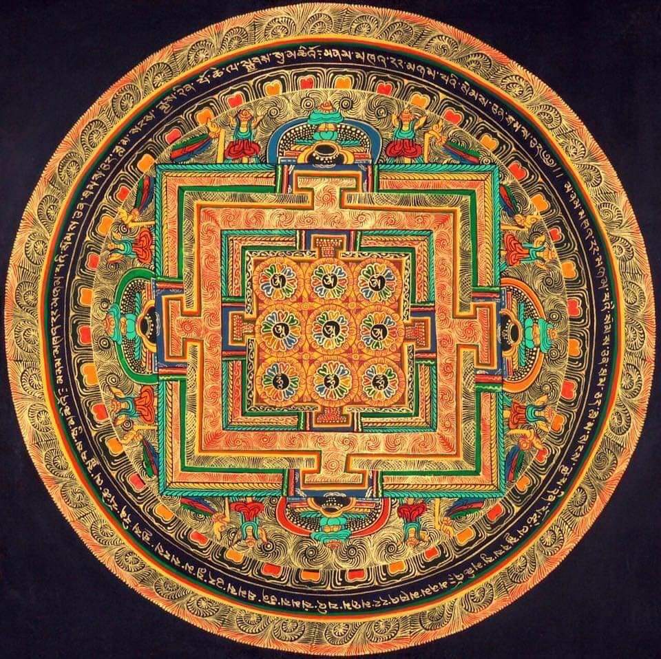🌺Following are the Thangka paintings of Manjuvajra Mandala.🌺 The ...