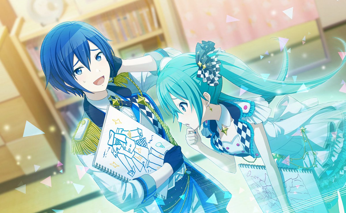 프세카 일러 on Twitter: "🟥 ☆4 KAITO 🟪 ☆3 모모이 아이리"