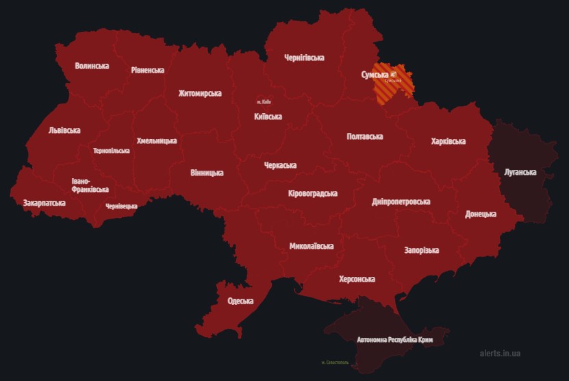 Ukraineworld On Twitter And Once Again An Air Raid Alert Has Been