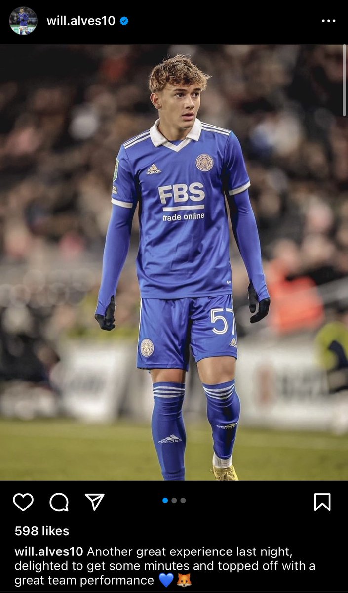 Leicester City Xtra. on Twitter: "📲Will Alves on IG"