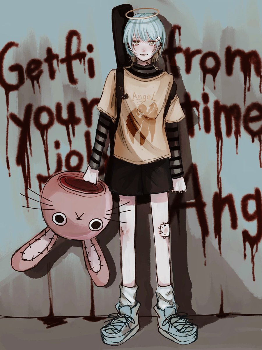 Eno on Twitter: "Angel byte．#イラスト"