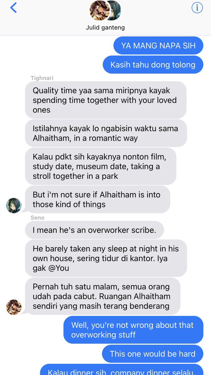 A. on Twitter: "05. Hasil nanya-nanya ke Seno sama Ari."